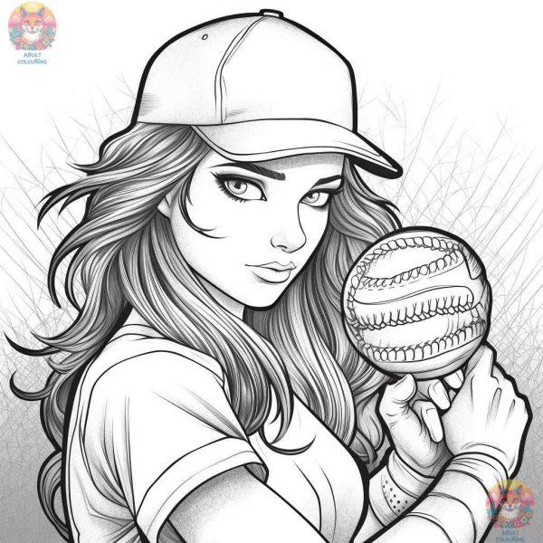 Unleash Your Creativity: A Complete Guide to Softball Coloring Pages ...