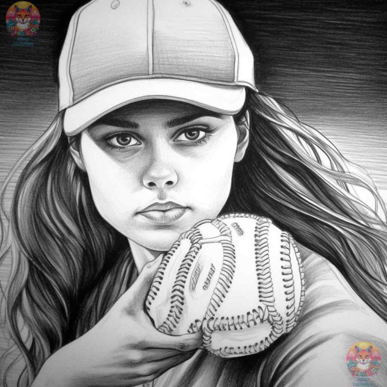 Unleash Your Creativity: A Complete Guide to Softball Coloring Pages ...