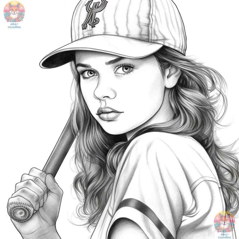 Unleash Your Creativity: A Complete Guide to Softball Coloring Pages ...