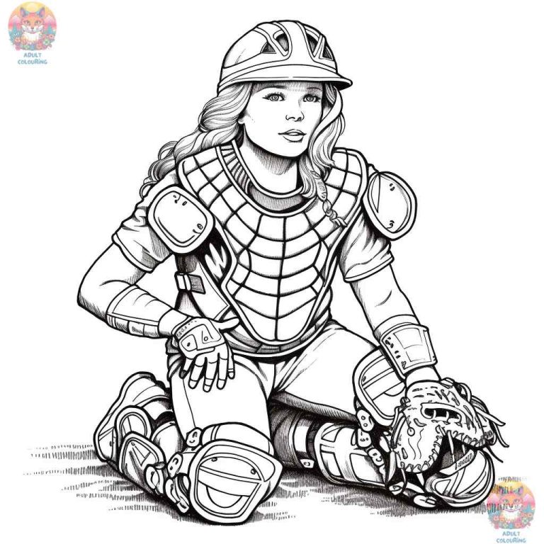 Unleash Your Creativity: A Complete Guide to Softball Coloring Pages ...