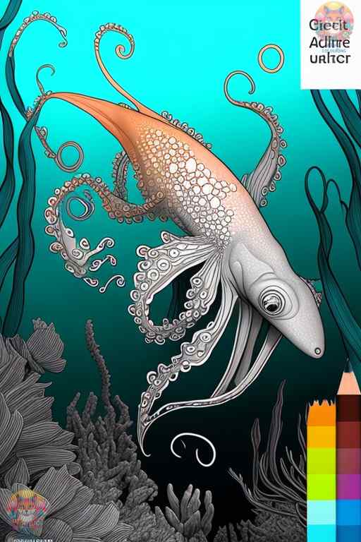 A Deep Dive Into the Best Squid Coloring Pages - adultcolouring.com