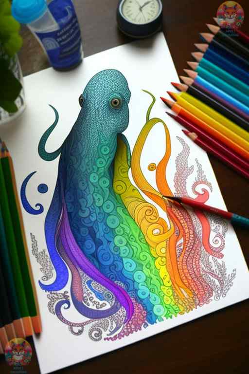 A Deep Dive Into the Best Squid Coloring Pages - adultcolouring.com