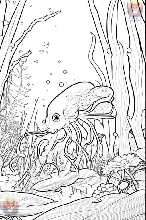 A Deep Dive Into the Best Squid Coloring Pages - adultcolouring.com