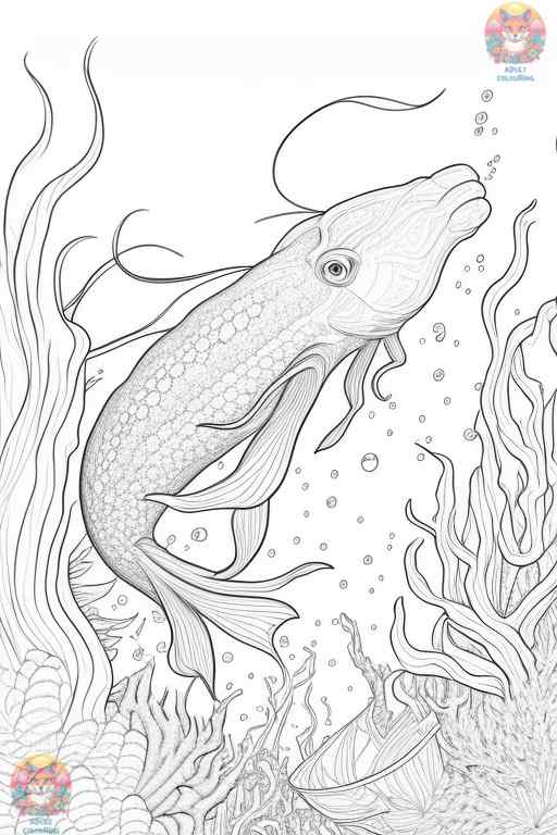 A Deep Dive Into the Best Squid Coloring Pages - adultcolouring.com