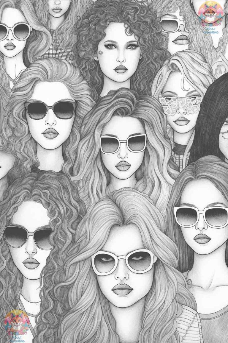 The Coolest Sunglasses Coloring Page Collection is Here ...