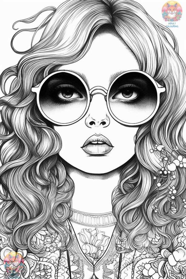 The Coolest Sunglasses Coloring Page Collection is Here ...