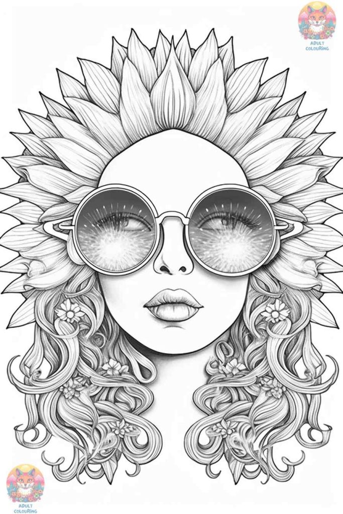 The Coolest Sunglasses Coloring Page Collection is Here ...