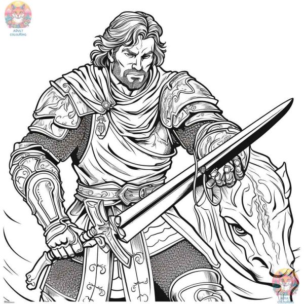Forge Your Adventure: Experience our Unique Sword Coloring Pages ...