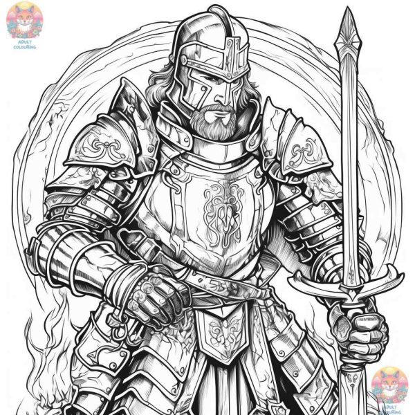 Forge Your Adventure: Experience our Unique Sword Coloring Pages ...