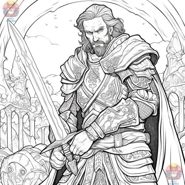 Forge Your Adventure: Experience our Unique Sword Coloring Pages ...