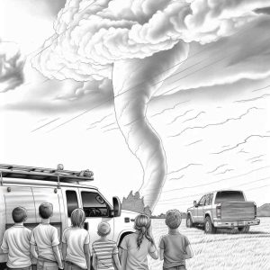 Twist and Shout: Uncover the Thrill with Unique Tornado Coloring Pages ...