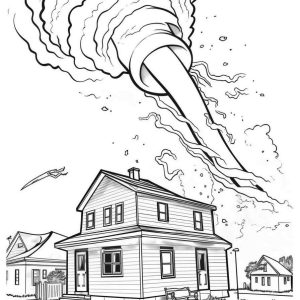 Twist and Shout: Uncover the Thrill with Unique Tornado Coloring Pages ...