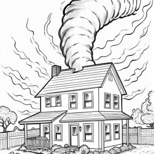 Twist and Shout: Uncover the Thrill with Unique Tornado Coloring Pages ...