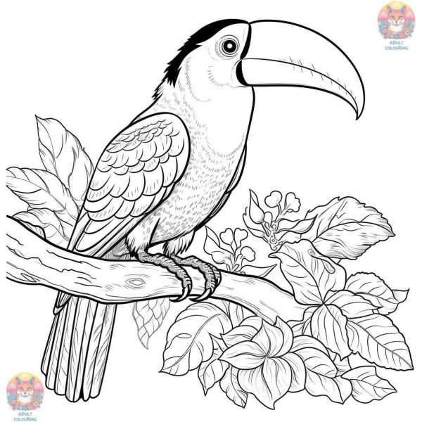 Colors of the Tropics: The Magic of Toucan Coloring Pages ...