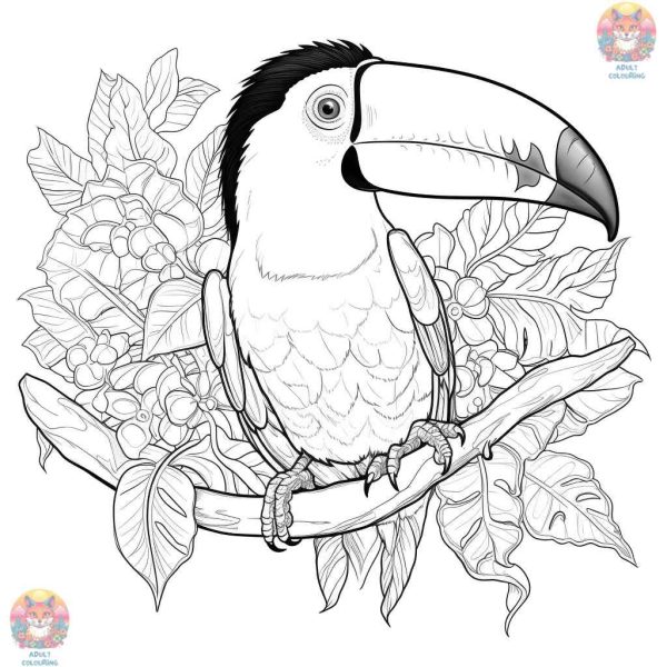 Colors of the Tropics: The Magic of Toucan Coloring Pages ...