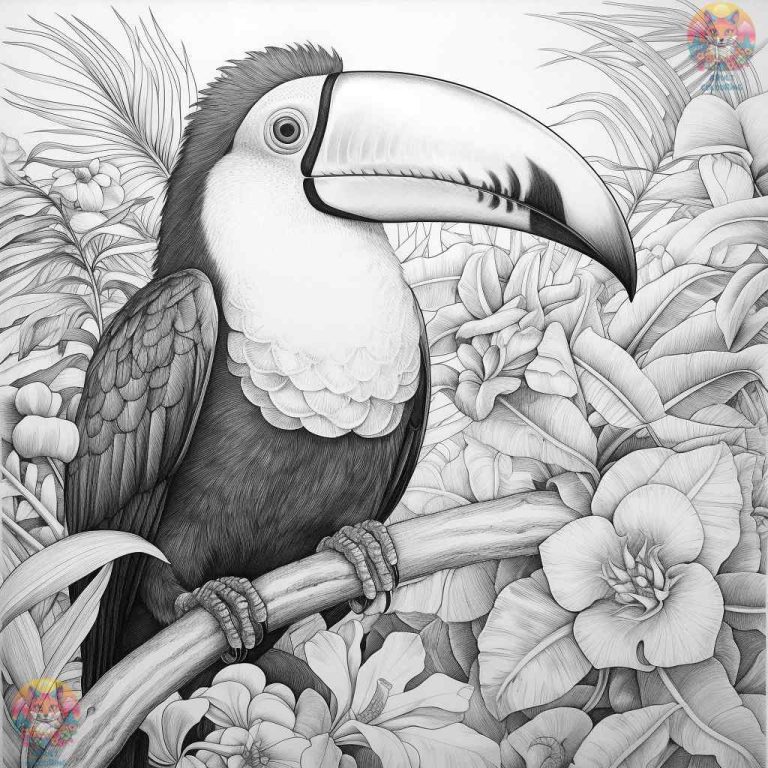 Colors of the Tropics: The Magic of Toucan Coloring Pages ...