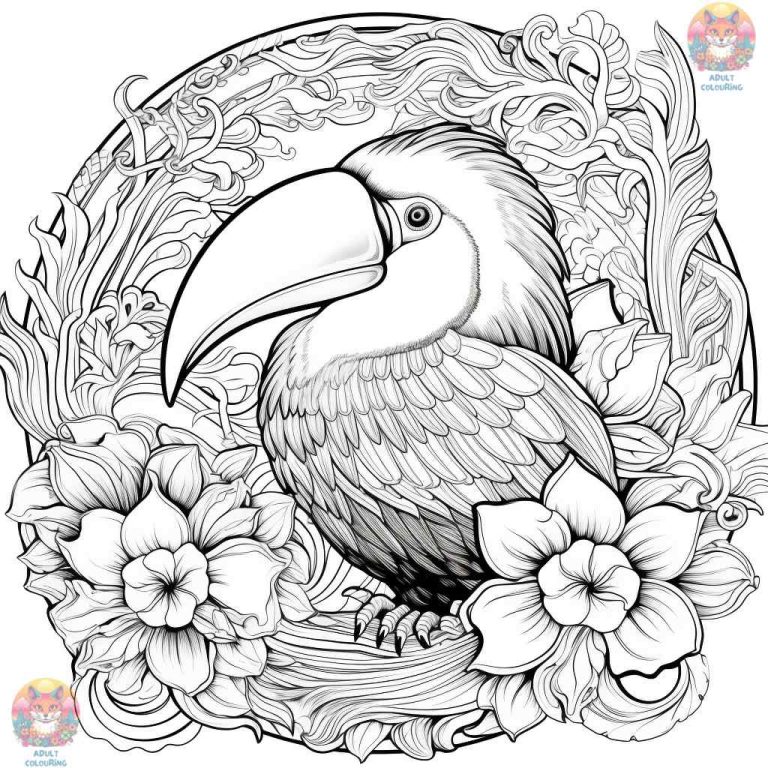Colors of the Tropics: The Magic of Toucan Coloring Pages ...