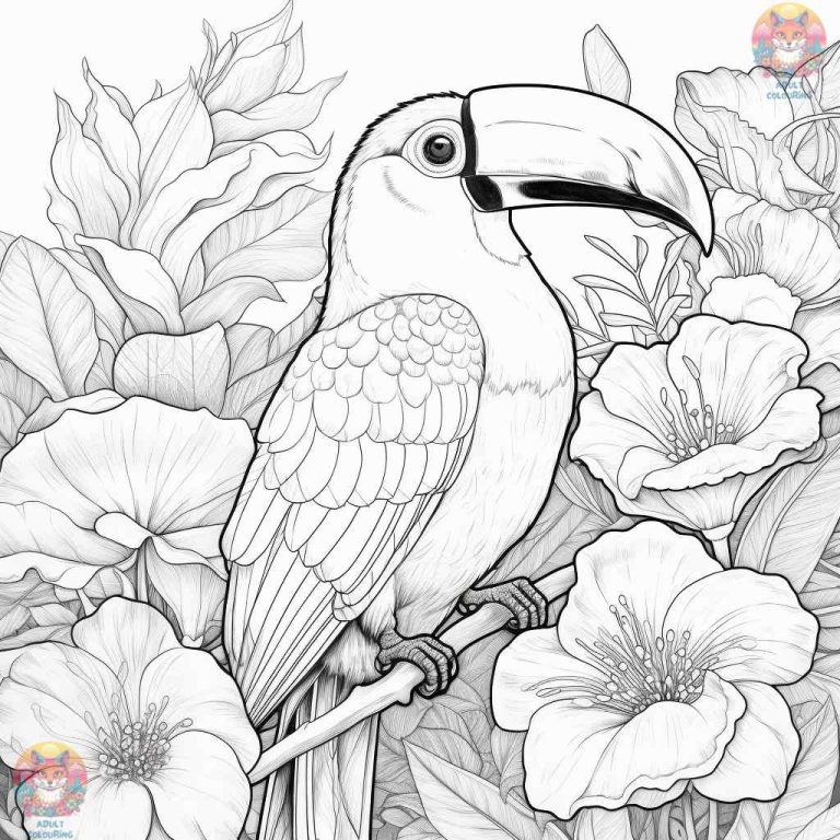 Colors of the Tropics: The Magic of Toucan Coloring Pages ...