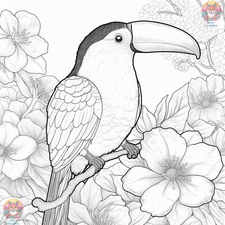 Colors of the Tropics: The Magic of Toucan Coloring Pages ...