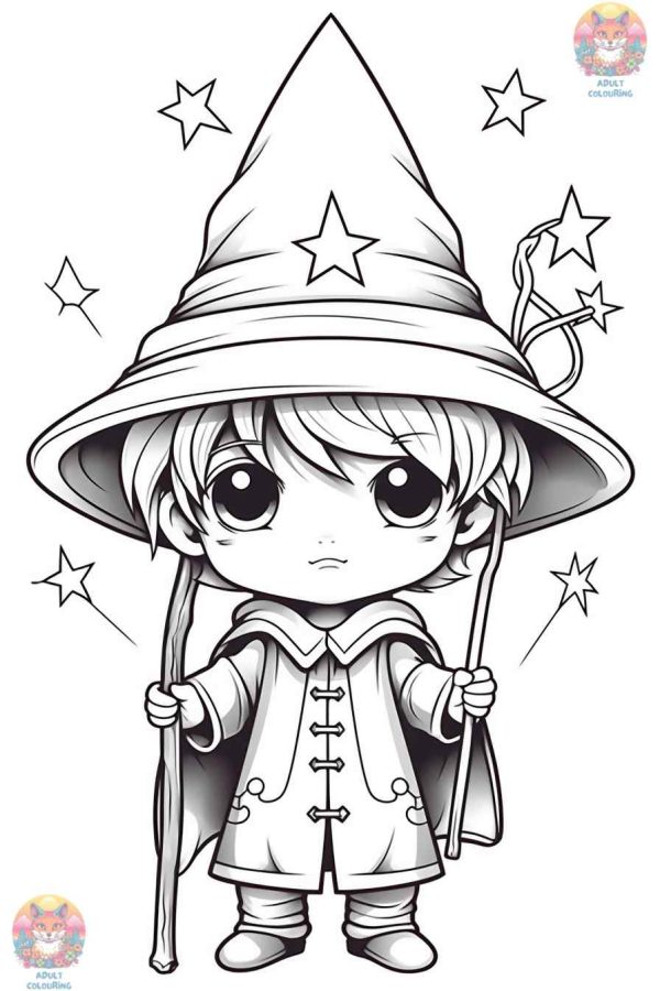 Bring Kawaii to Life: Free Chibi Coloring Pages - adultcolouring.com