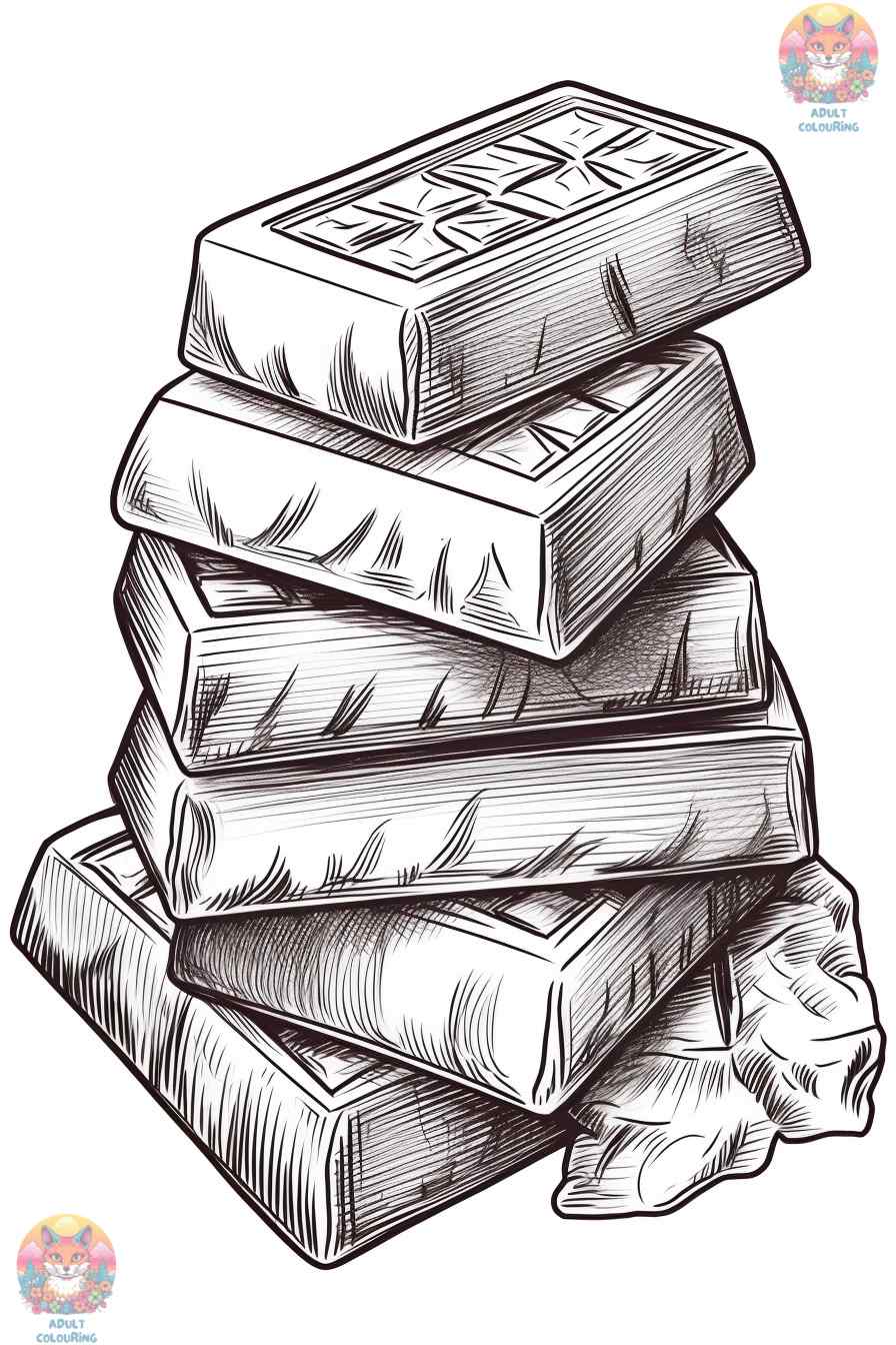 Colorful Cravings: Sweet Chocolate Coloring Pages for All ...