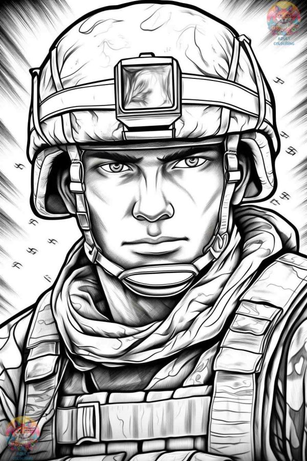 Stepping into the Battlefield with Soldier Coloring Pages ...