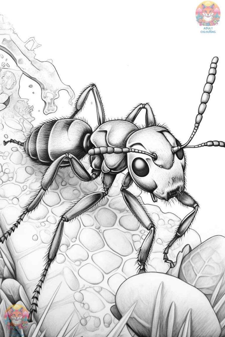 The World of Ants: Free Ant Coloring Pages - adultcolouring.com