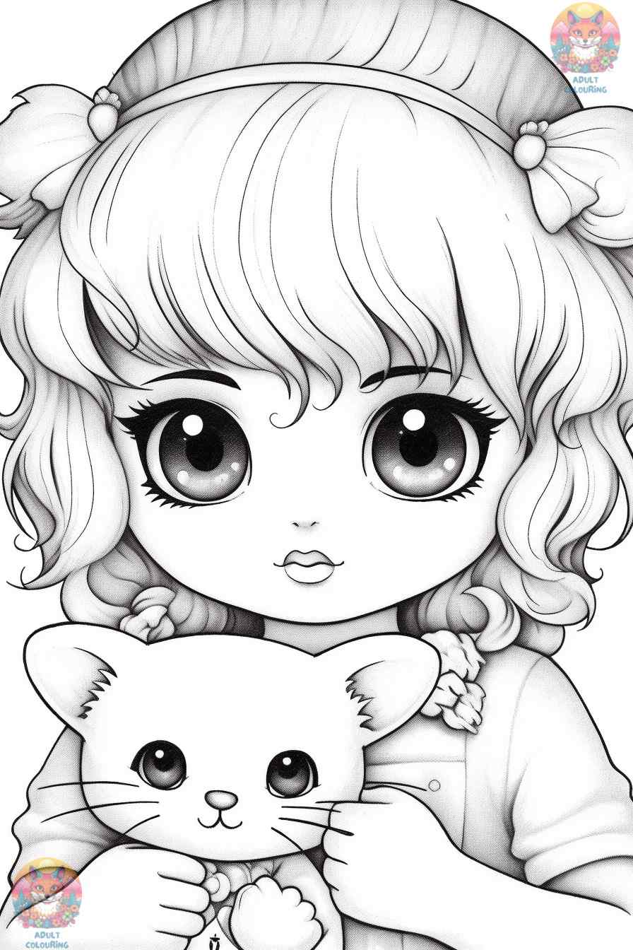 Our Awesome Free Kawaii Cute Coloring Pages - adultcolouring.com