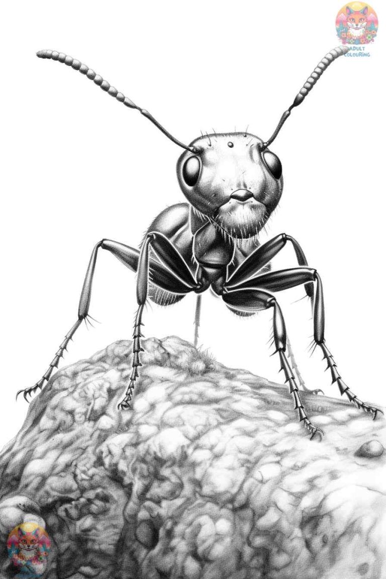 The World of Ants: Free Ant Coloring Pages - adultcolouring.com