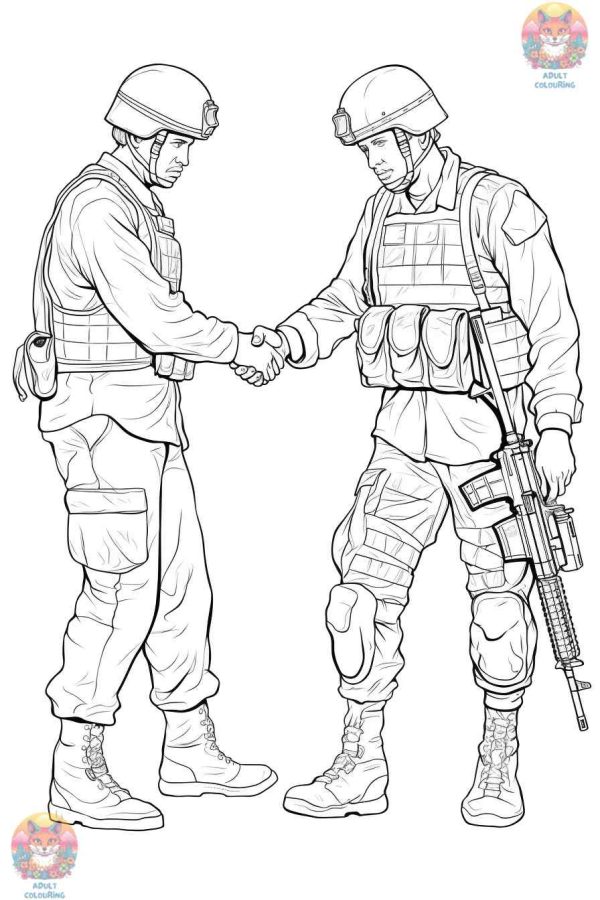 Stepping into the Battlefield with Soldier Coloring Pages ...
