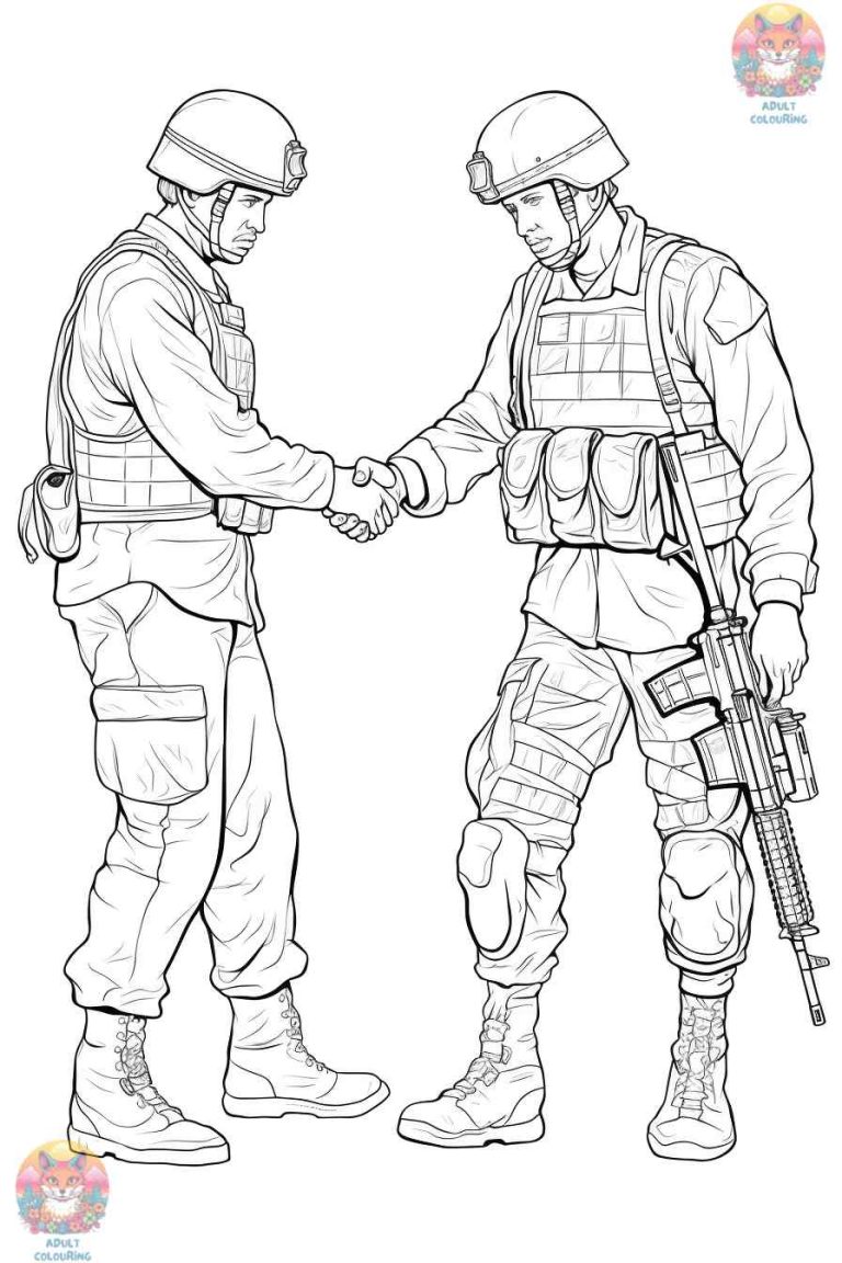 Stepping into the Battlefield with Soldier Coloring Pages ...