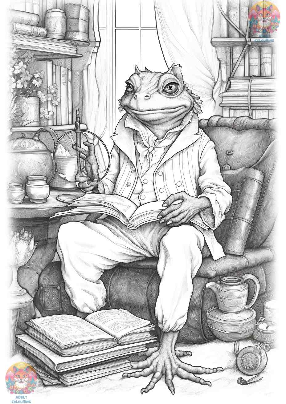 Colorful Leap: Cute Frog Coloring Pages for Your Little Artist ...