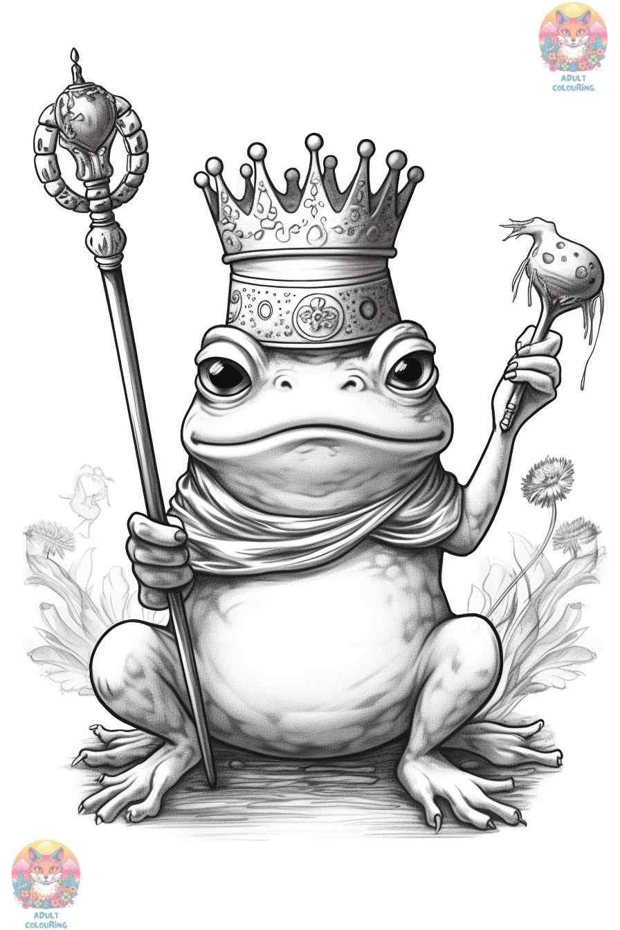 Colorful Leap: Cute Frog Coloring Pages for Your Little Artist ...