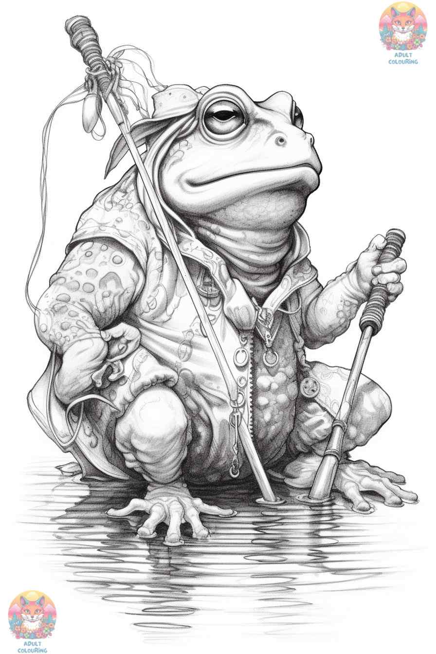 Colorful Leap: Cute Frog Coloring Pages for Your Little Artist ...