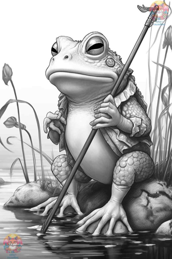 Colorful Leap: Cute Frog Coloring Pages for Your Little Artist ...