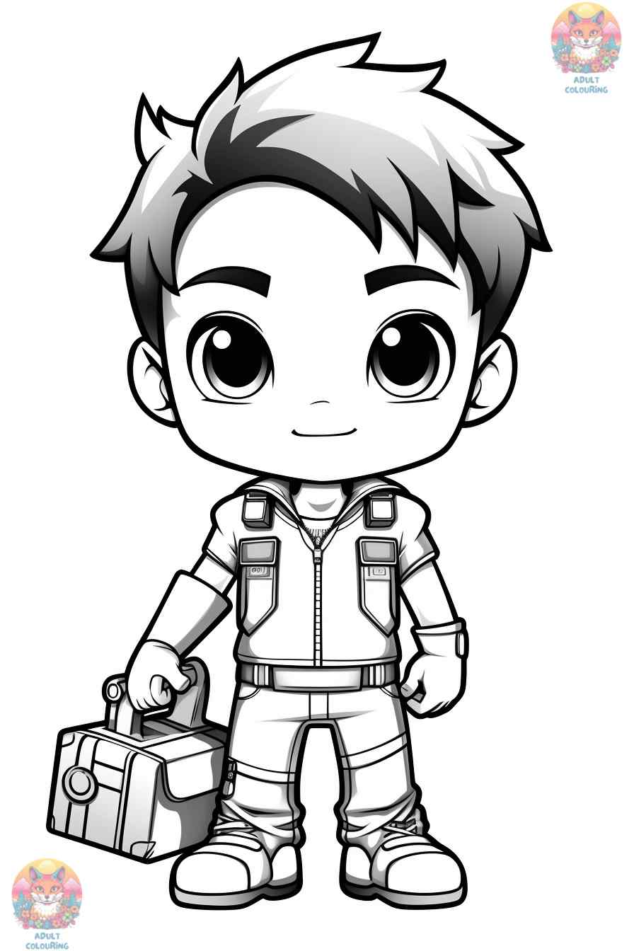 Bring Kawaii to Life: Free Chibi Coloring Pages - adultcolouring.com