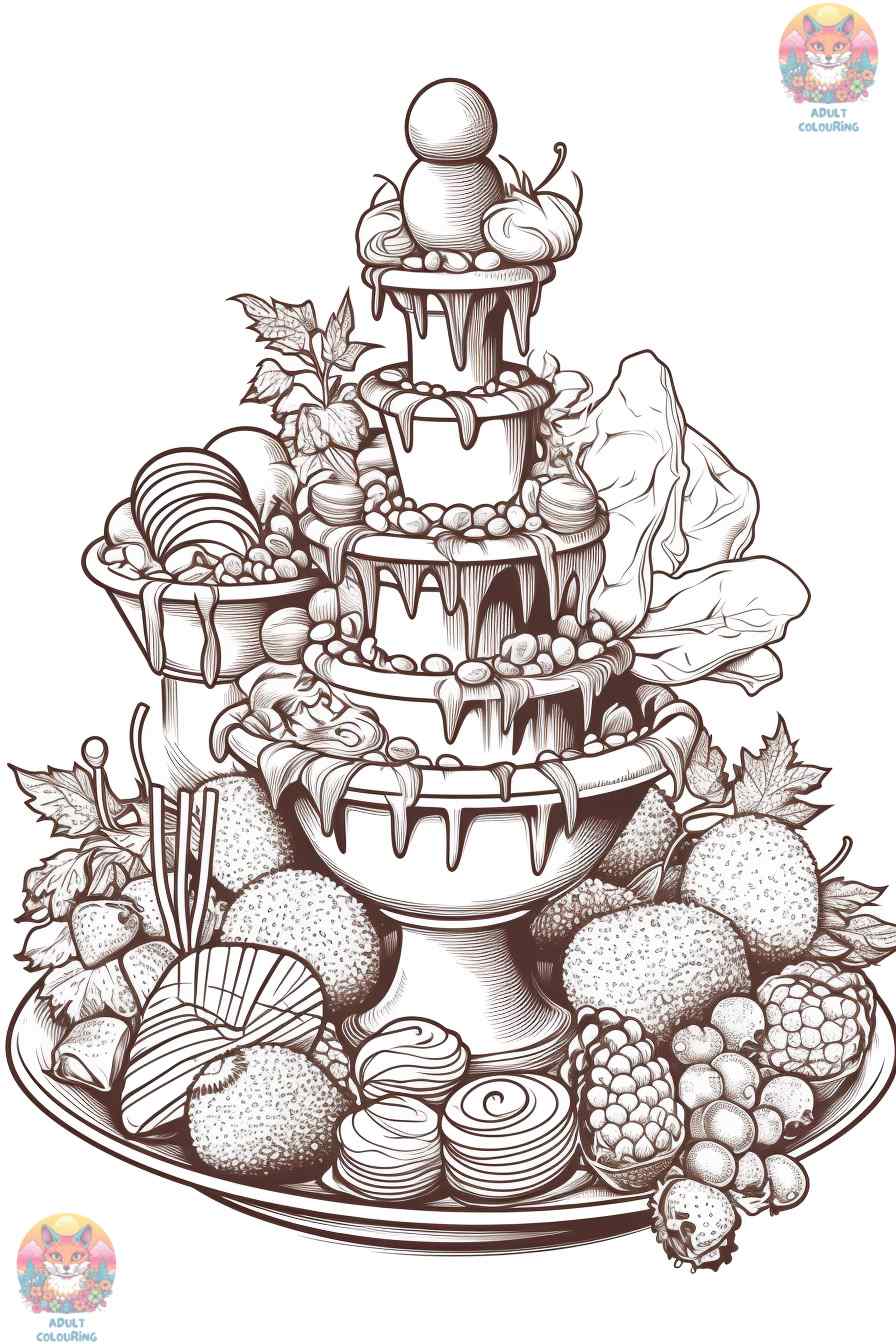 Colorful Cravings: Sweet Chocolate Coloring Pages for All ...