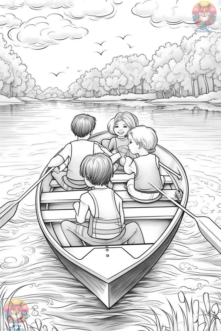 Summertime Fun with Colors: Free Printable Summer Coloring Pages ...