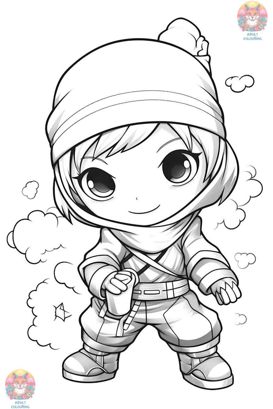 Bring Kawaii to Life: Free Chibi Coloring Pages - adultcolouring.com